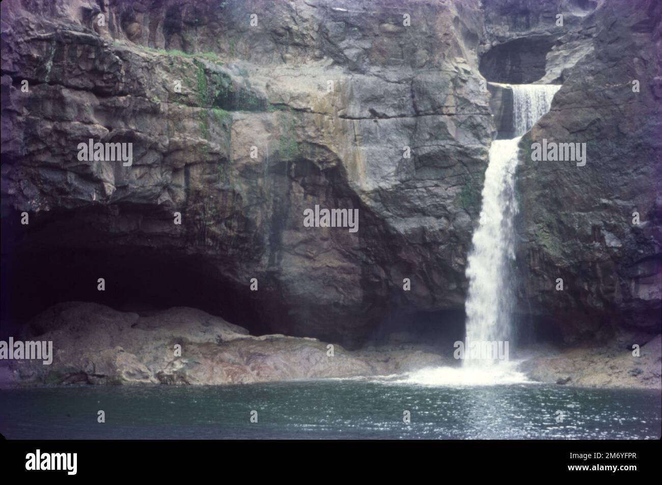 Water Falls at Ajanta Caves, Aurangabad, Maharashtra, India Stock Photo ...