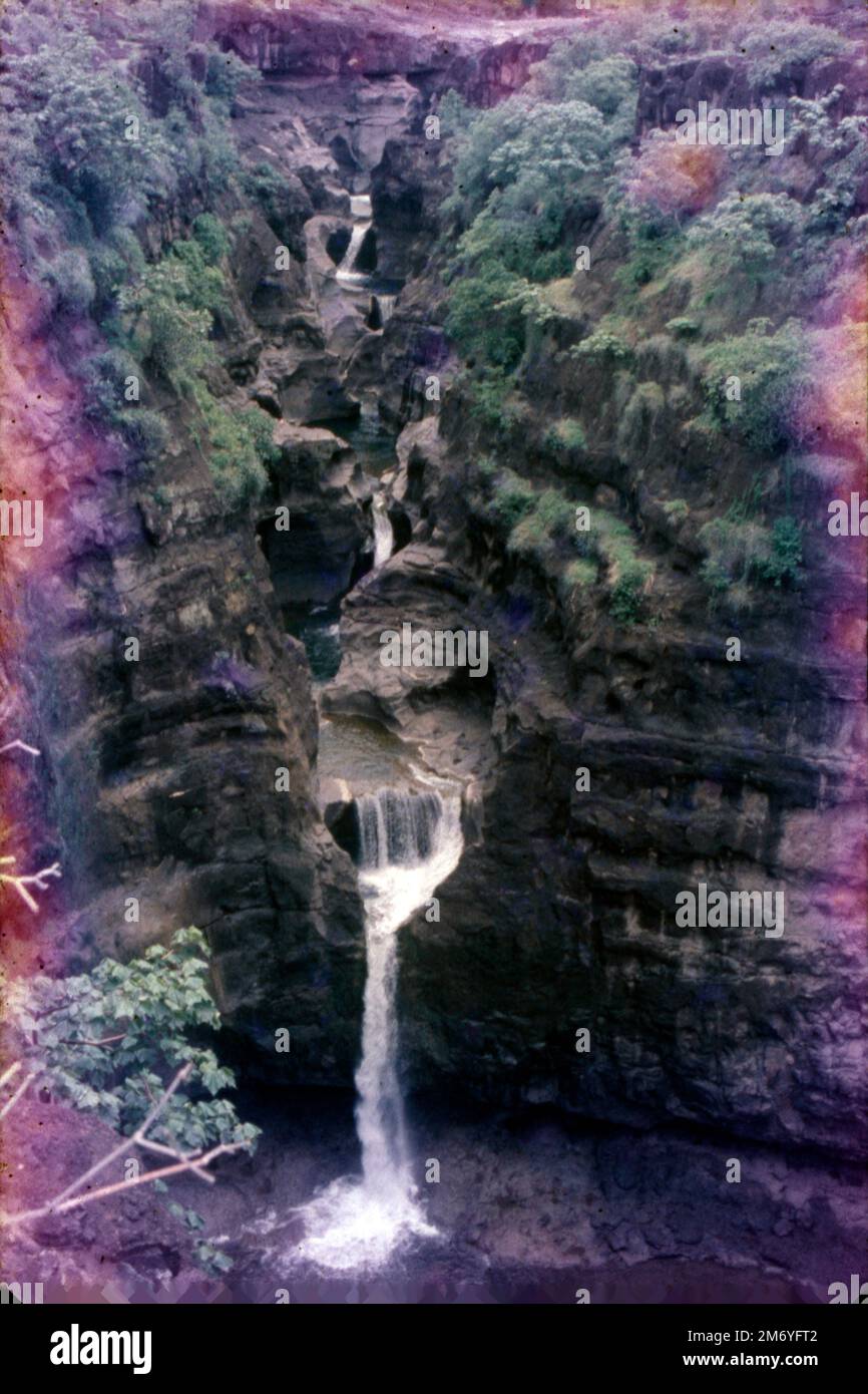 Water Falls at Ajanta Caves, Aurangabad, Maharashtra, India Stock Photo ...