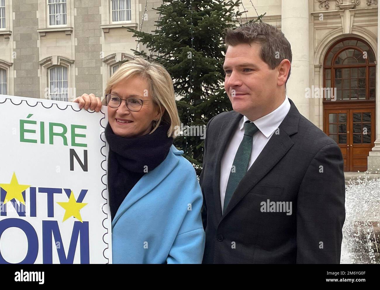 Ireland's EU Commissioner Mairead McGuinness and Minister of State for ...