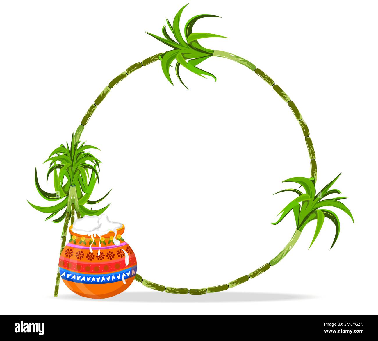 South Indian harvest festival greeting background. Illustration of ...