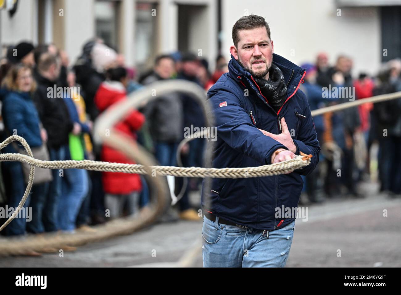 Weingarten, Germany. 06th Jan, 2023. Philipp Wolter, a member of the ...