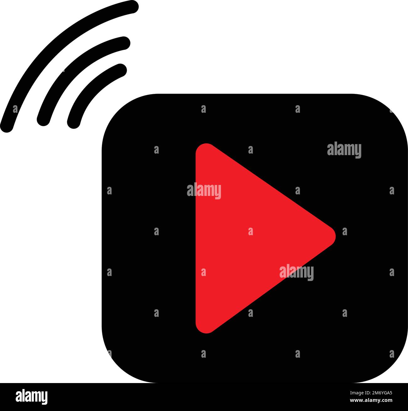 Video streaming icon hi-res stock photography and images - Alamy