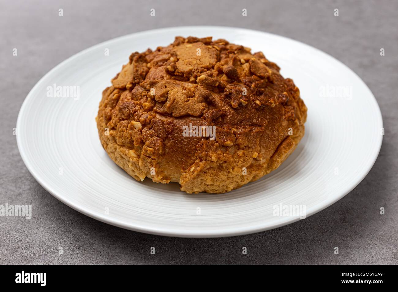 Soboro Bread with Peanut Butter and Peanuts Stock Photo - Alamy