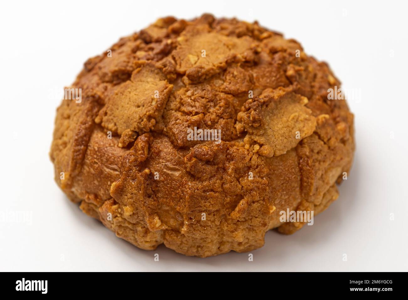 soboro bread on a white background Stock Photo - Alamy