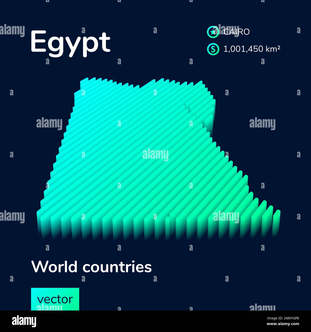 Silhouette egypt map hi-res stock photography and images - Alamy