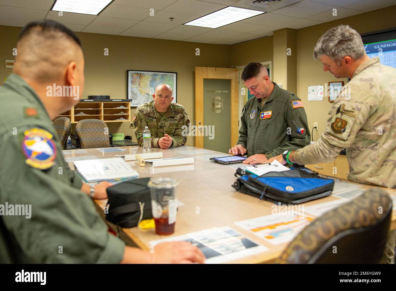 U.S. Army Colonel Bryan Logan, 502d Air Base Wing Vice Commander, takes ...