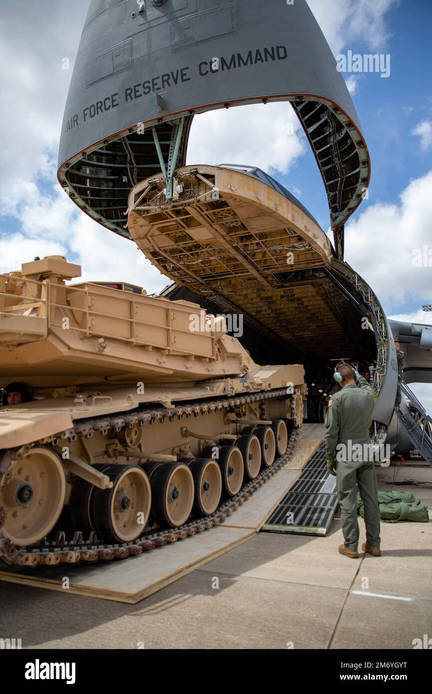 U.S. Air Force Staff Sergeant Ryan Biggs from the 68th Airlift Squadron ...