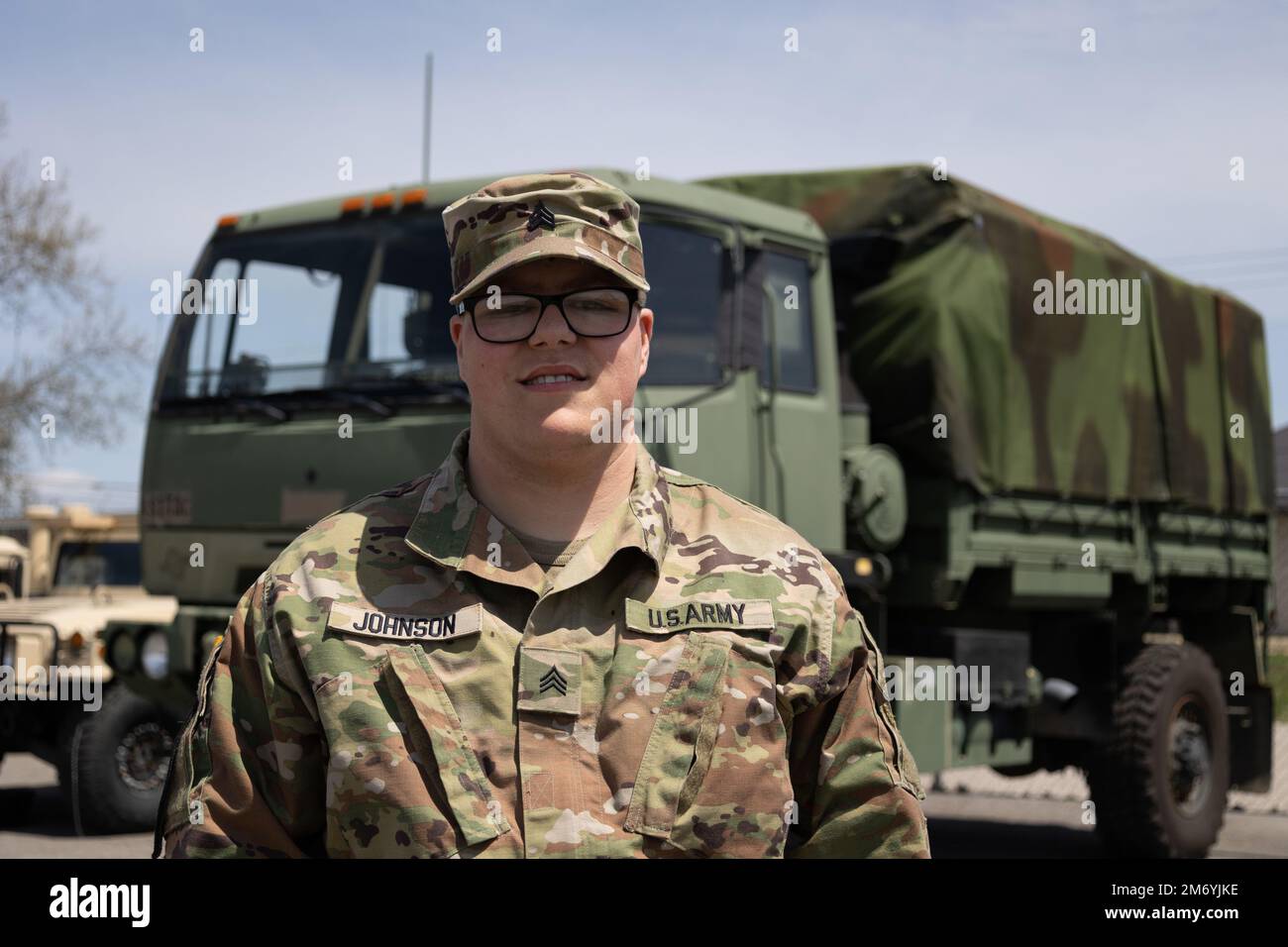 Sgt. Calan Johnson, mortuary affairs specialist, 1st Theater ...