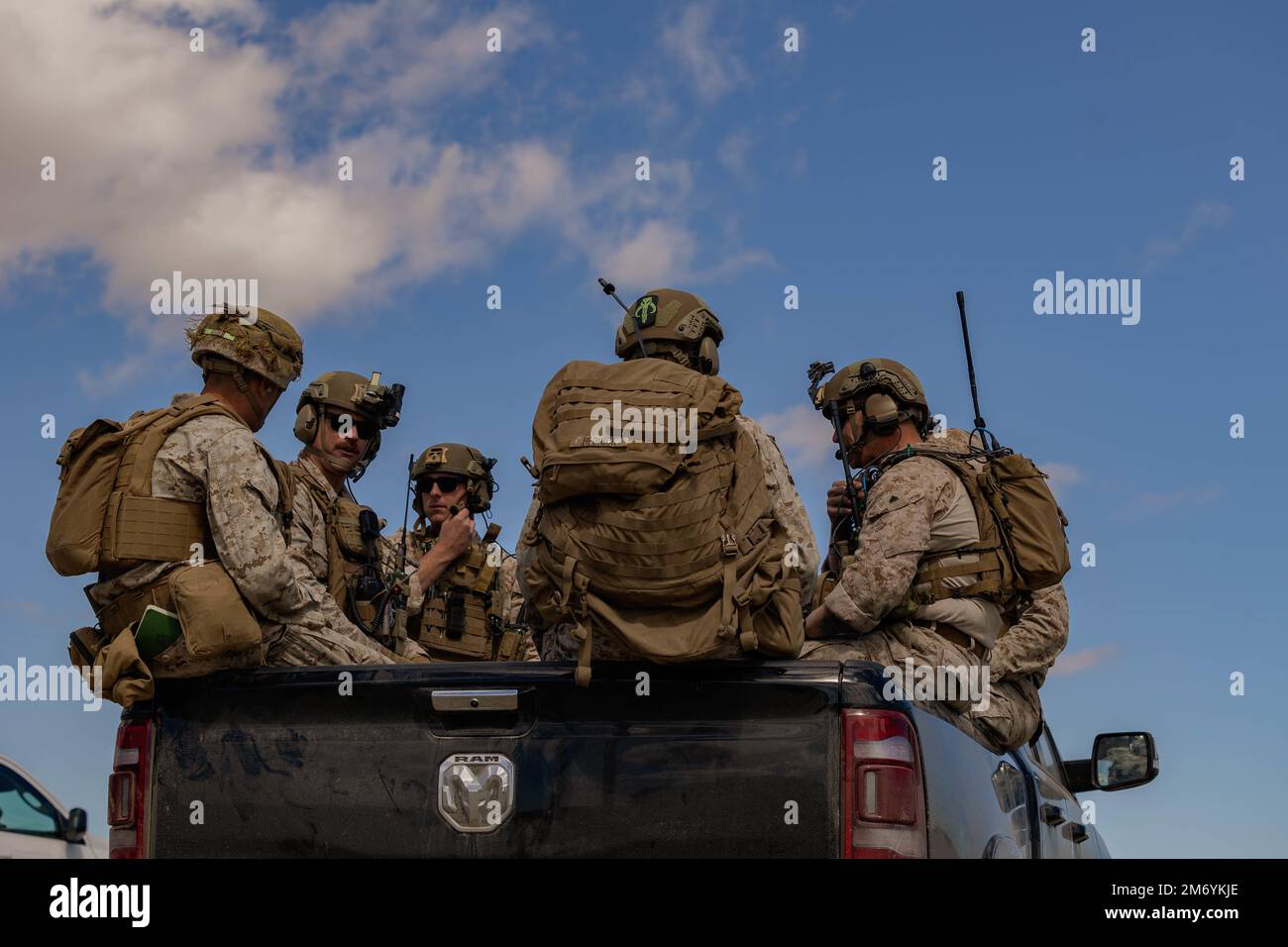 U.S. Marine Corps Joint Terminal Attack Controller (JTAC) students with ...
