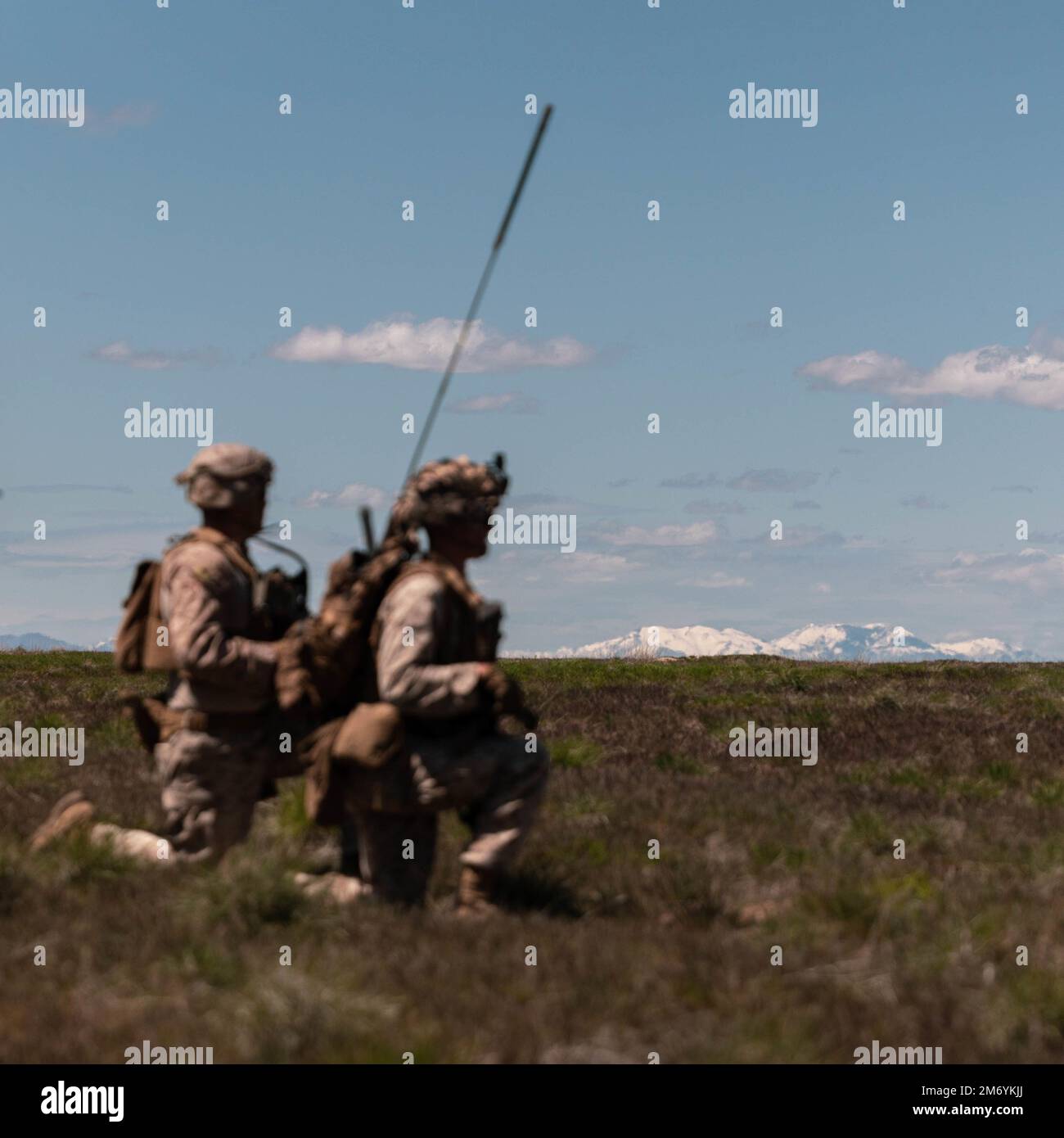 U.S. Marine Corps Joint Terminal Attack Controller (JTAC) students with ...