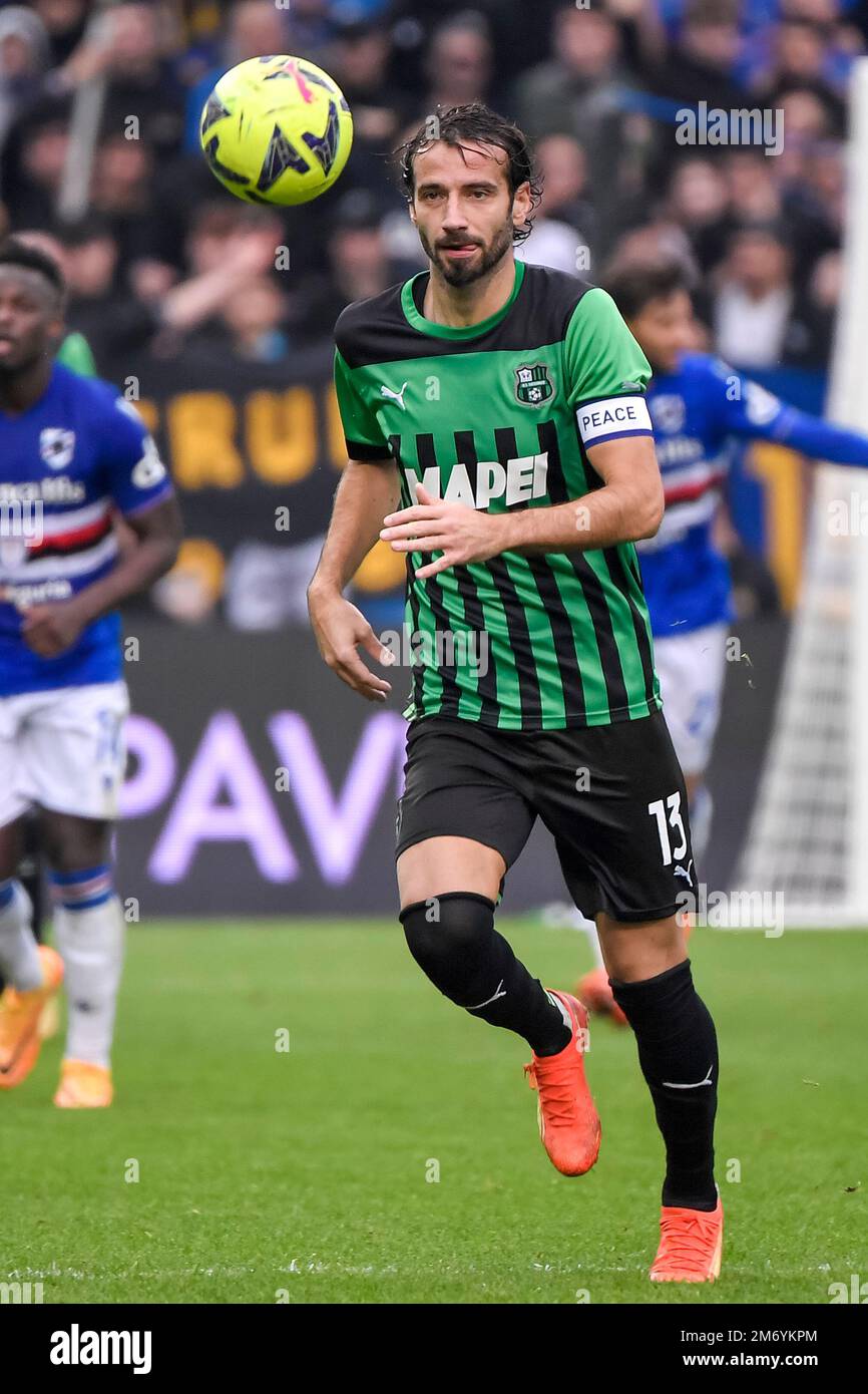 Gian Marco Ferrari of US Sassuolo in action during the Serie A football ...