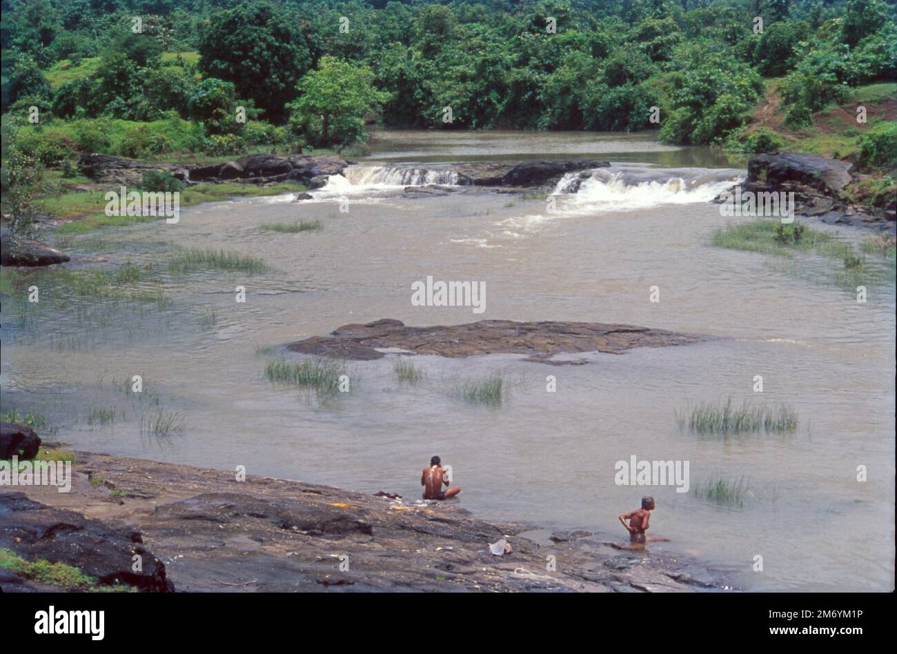 Rivulet and Water Fall Near Vapi, Gujrat, India Stock Photo - Alamy