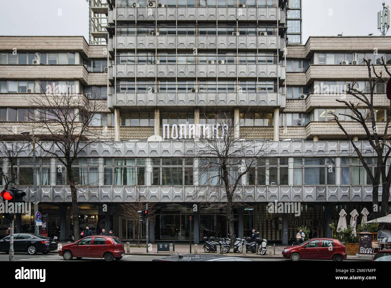 Architecture of Belgrade, Serbia. Brutalist, socialist, post was ...