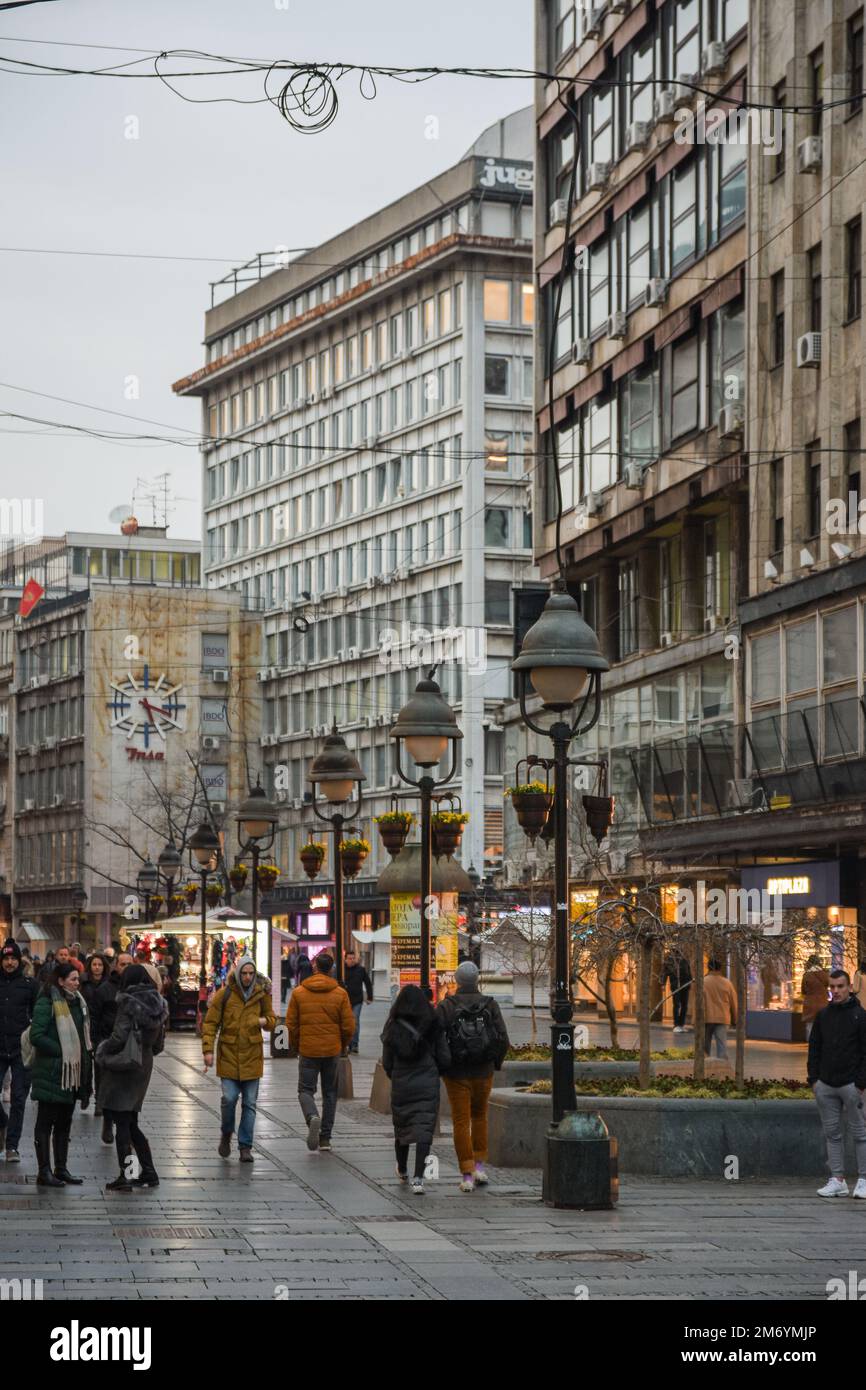 Architecture of Belgrade, Serbia. Brutalist, socialist, post was ...