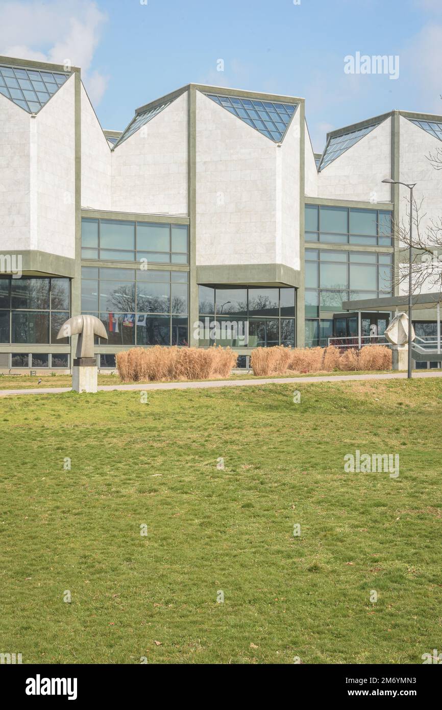 Muzej Savremene Umetnosti - Museum of Contemporary Art, Belgrade , Serbia Stock Photo - Alamy