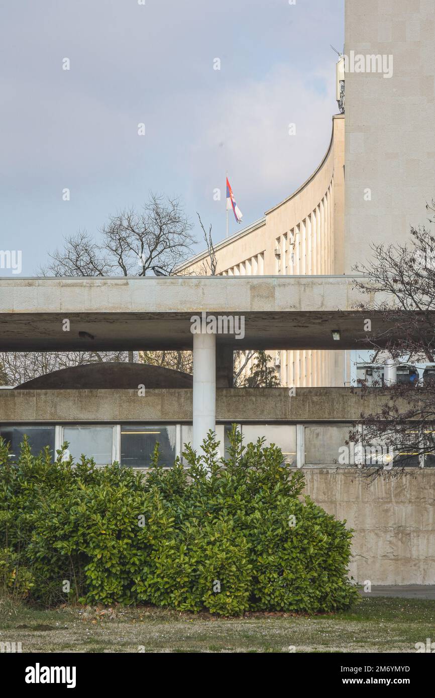 Western City Gate or Genex Tower in Belgrade, Serbia Stock Photo - Alamy