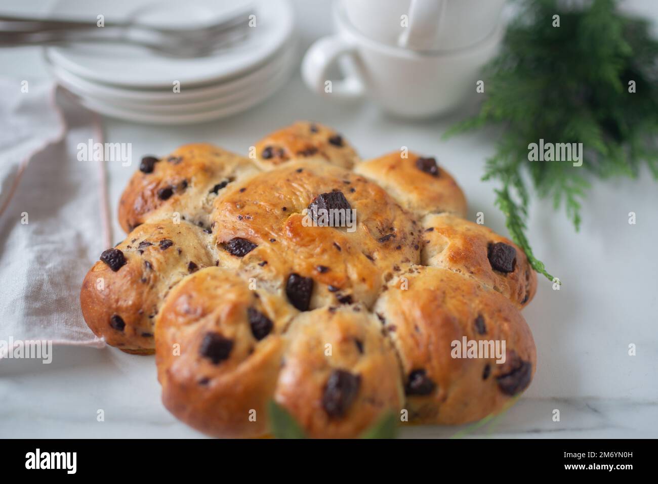 Traditional epiphany pie Stock Photo - Alamy