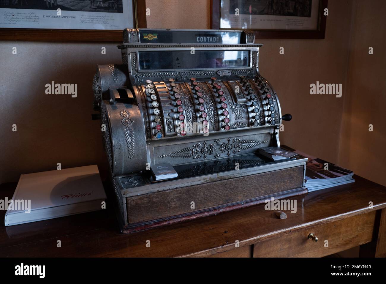 Old fashioned national cash register hi-res stock photography and ...
