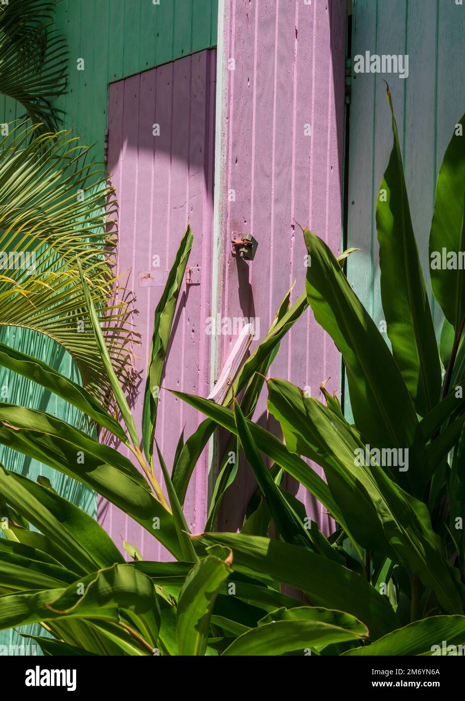Bequia, Admiralty Bay, Port Elizabeth. Local colours Stock Photo - Alamy
