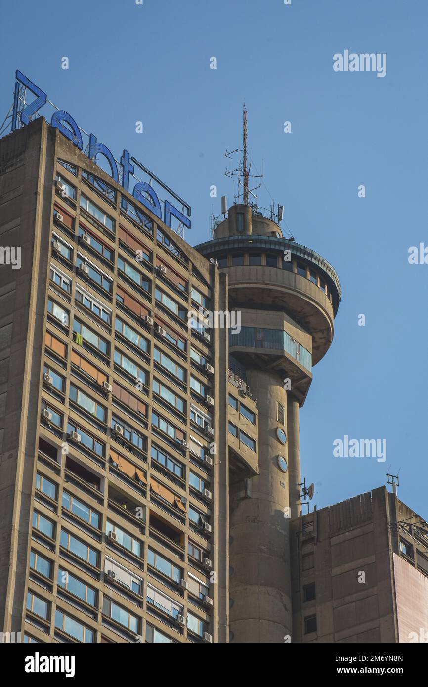 Western City Gate also known as the Genex Tower, Belgrade, Serbia Stock ...