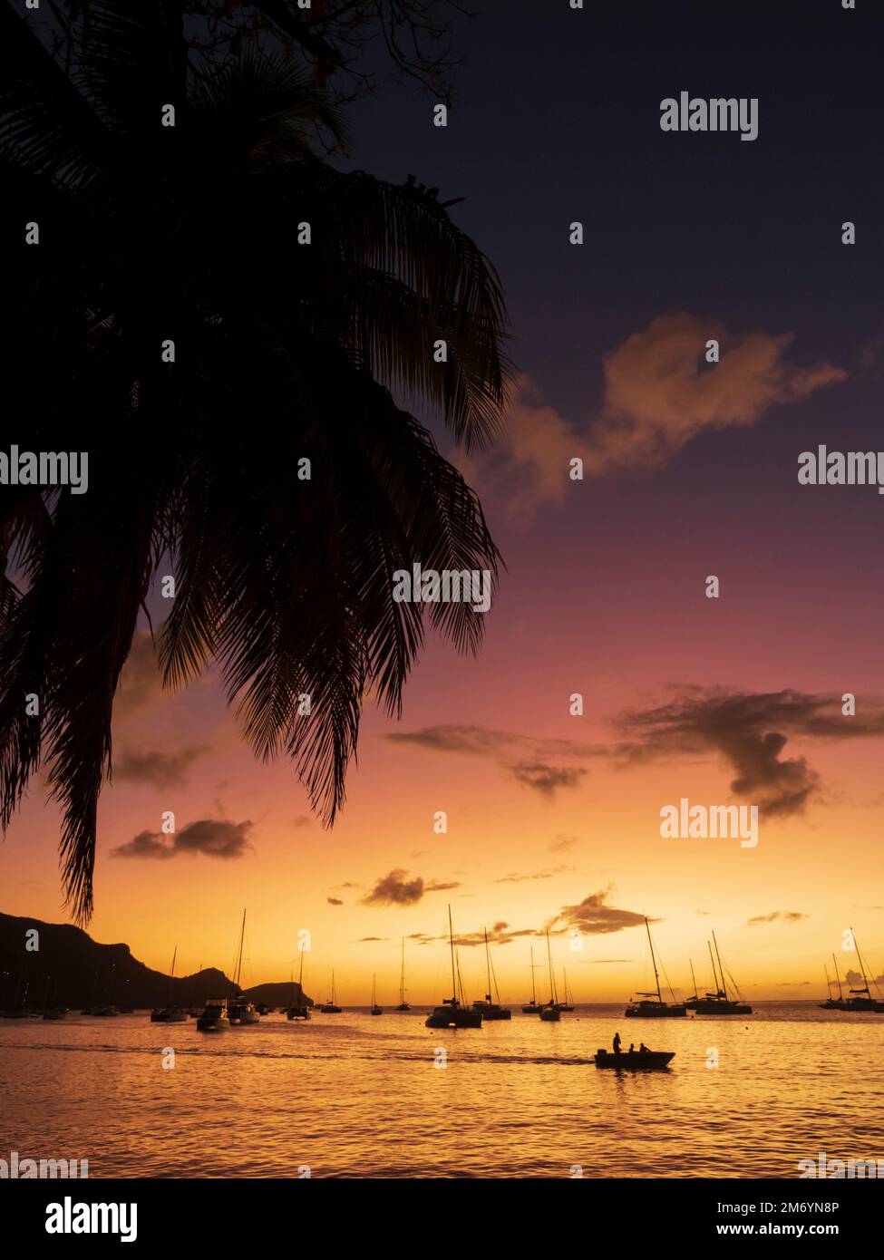 Bequia, Admiralty Bay, Port Elizabeth Stock Photo - Alamy