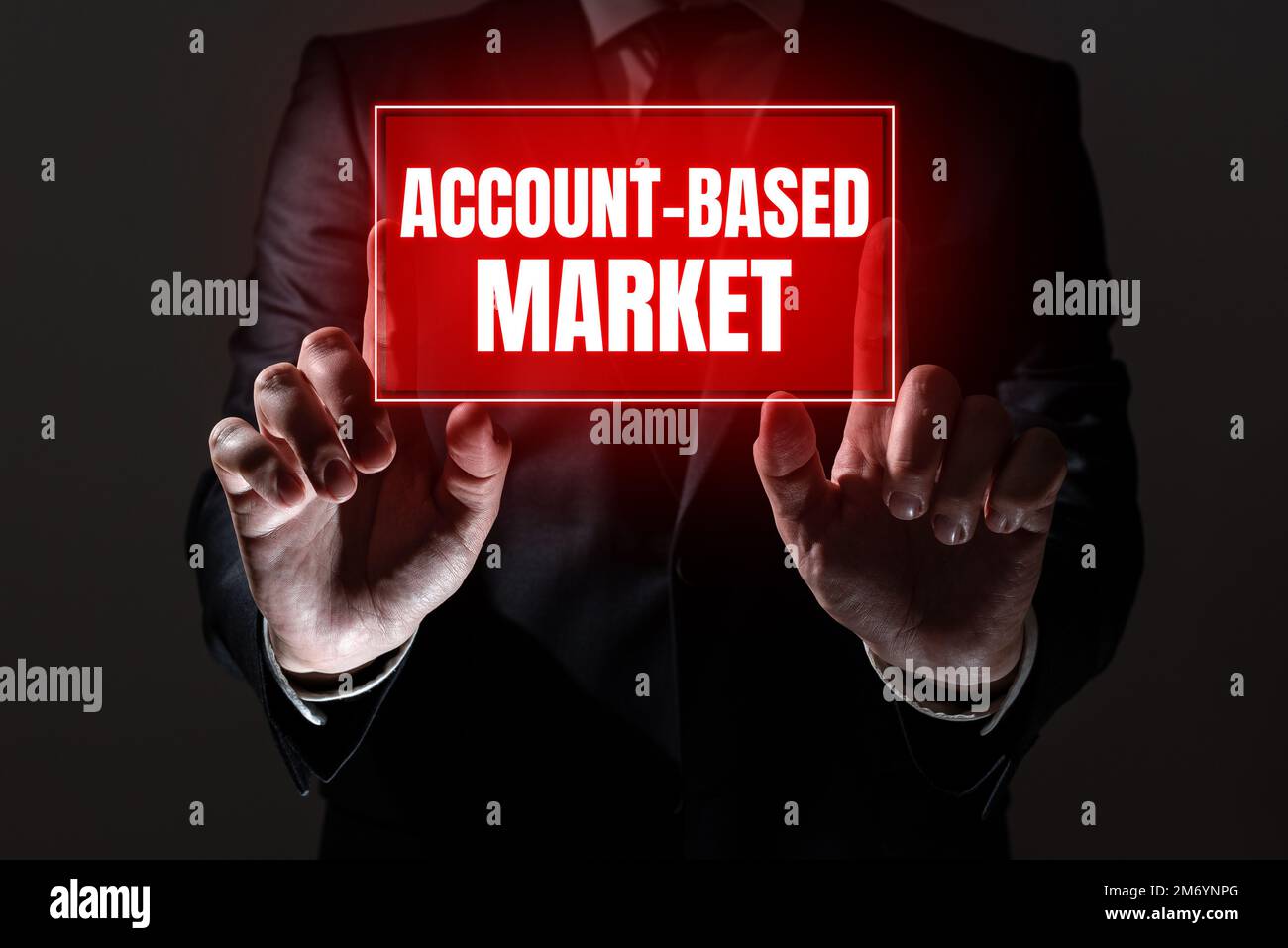 Inspiration showing sign Account Based Market. Internet Concept ...