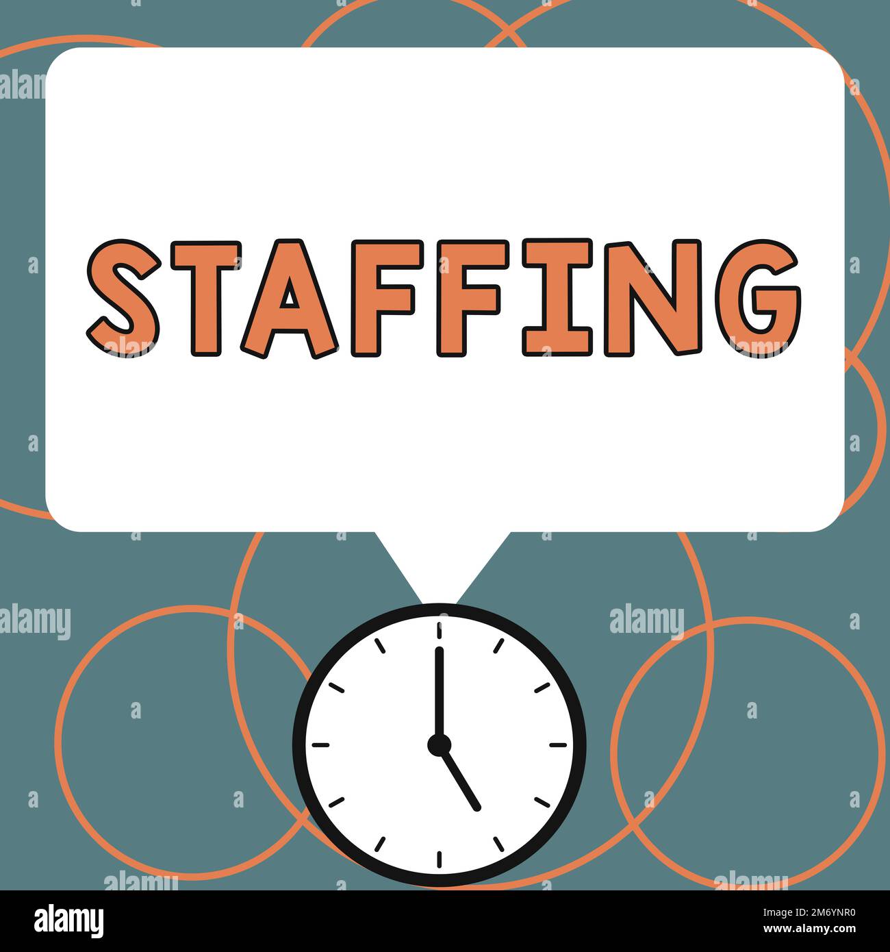 Hand writing sign Staffing. Business idea The percentage of workers ...
