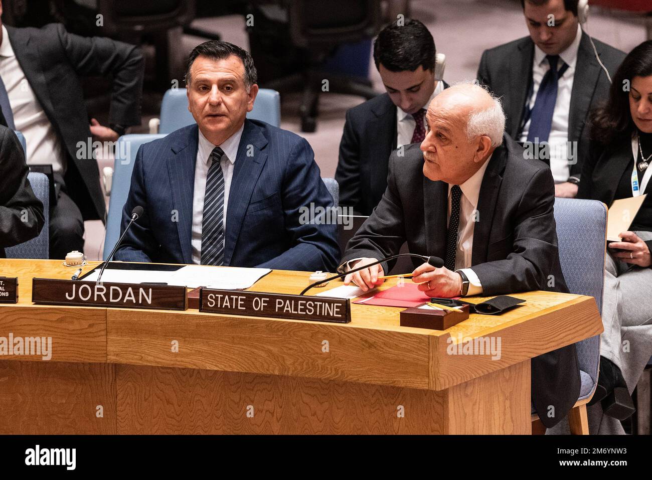 New York, United States. 05th Jan, 2023. Ambassador of Jordan Mahmoud ...