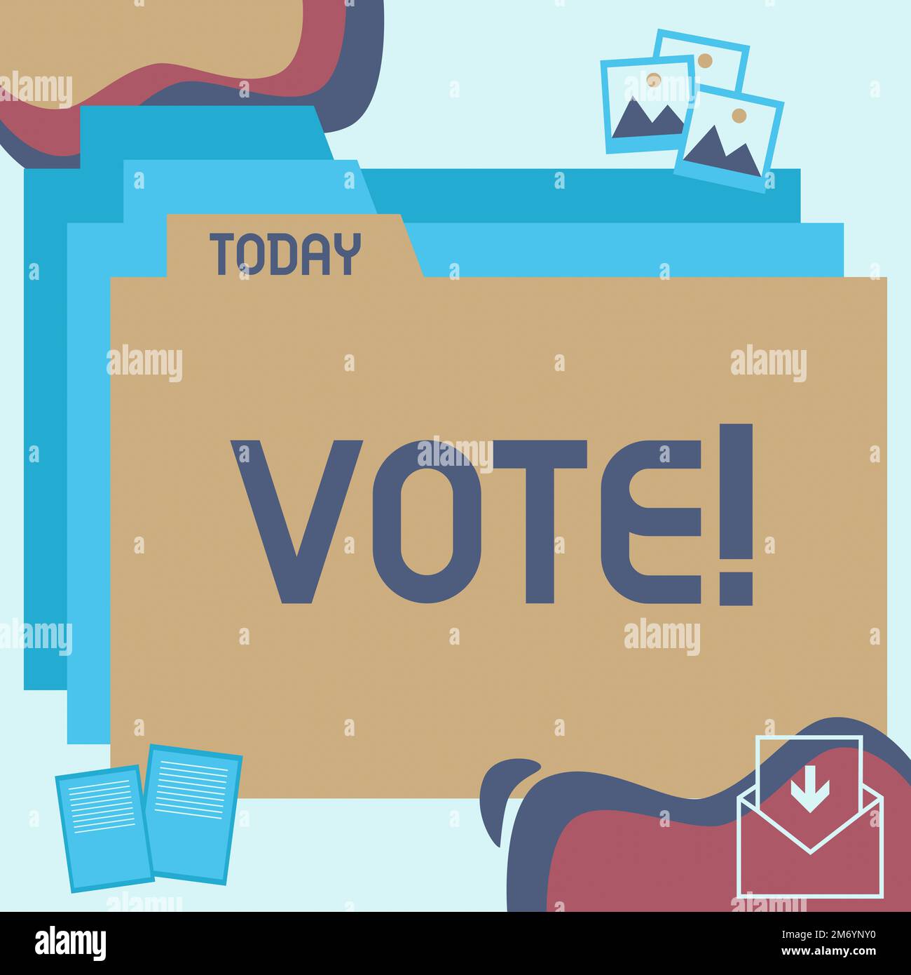 Hand writing sign Vote. Word Written on formal indication choice ...