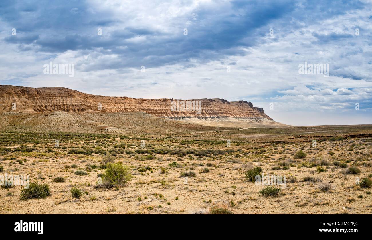 Bad Land Cliffs, view from Wrinkle Road, West Tavaputs Plateau, Utah ...