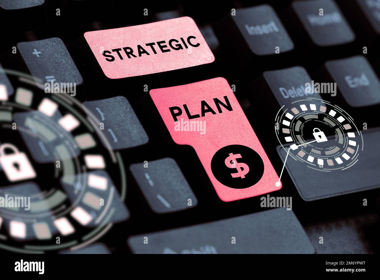 Conceptual caption Strategic Plan. Business idea A process of defining ...