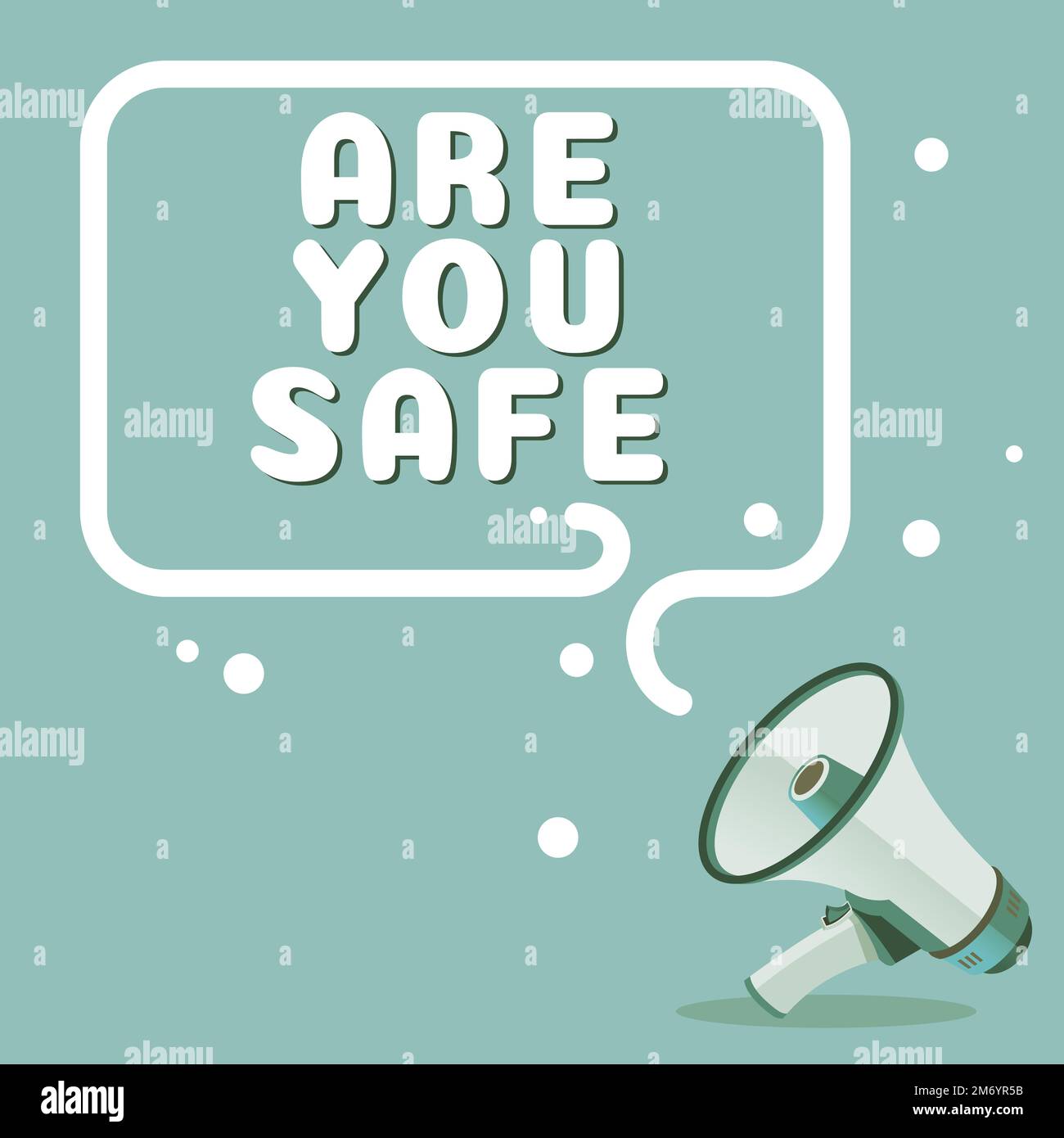 Hand writing sign Are You Safe. Business overview Free from danger Not ...