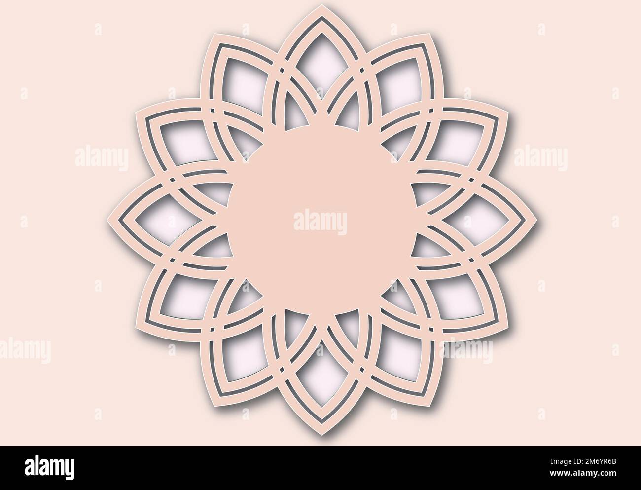 illustration of an background. Paper cut style background design Stock ...