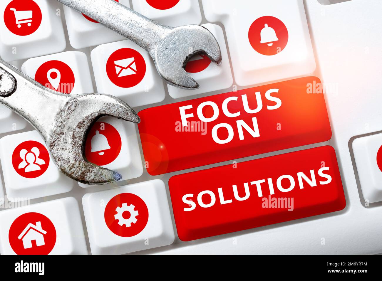 Conceptual caption Focus On Solutions. Word Written on powerful ... Conceptual caption Focus On Solutions. Word Written on powerful ...