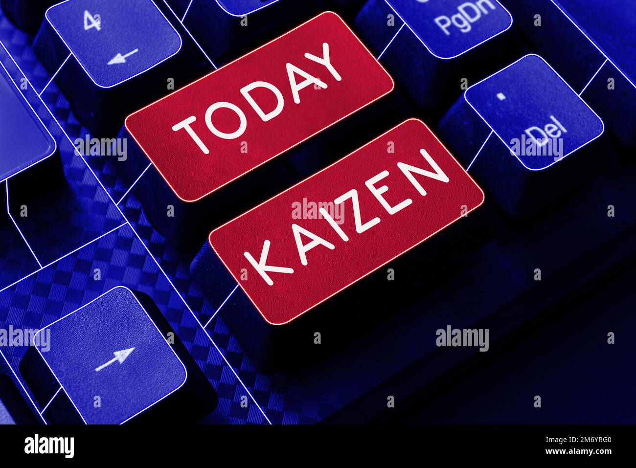 Text showing inspiration Kaizen. Internet Concept a Japanese business philosophy of improvement ...