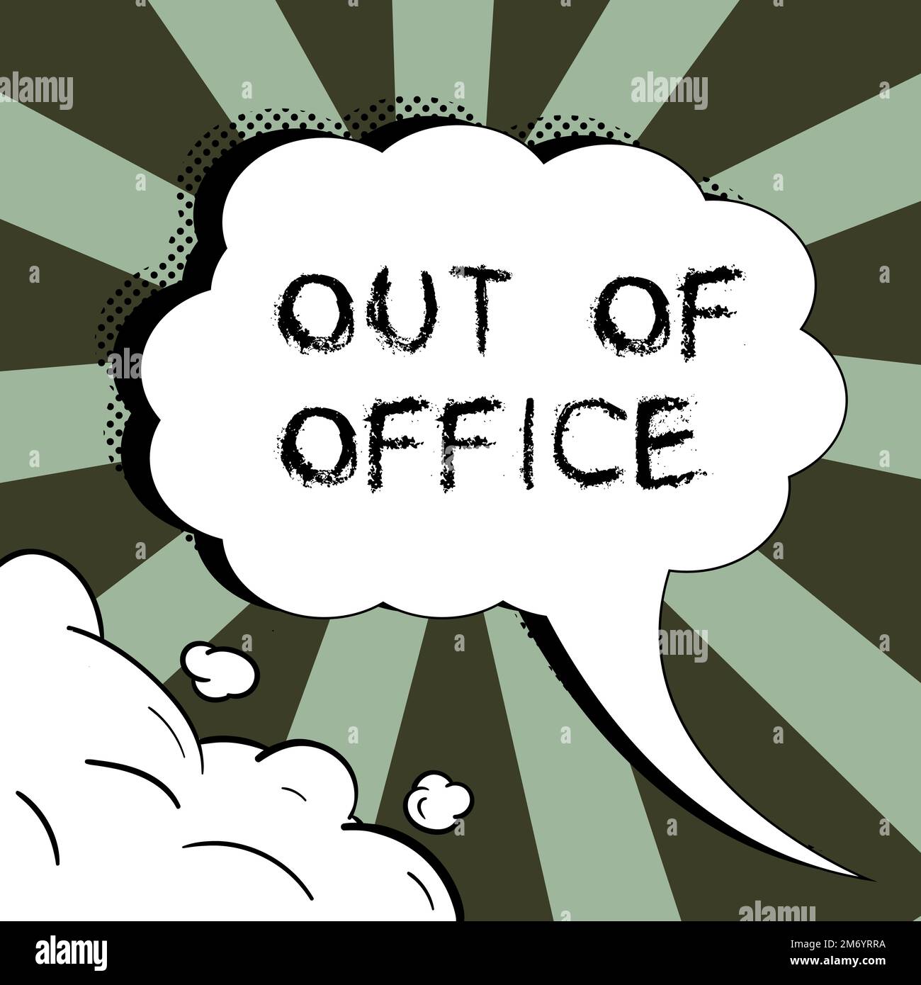 Conceptual display Out Of Office. Concept meaning Outside the job ...