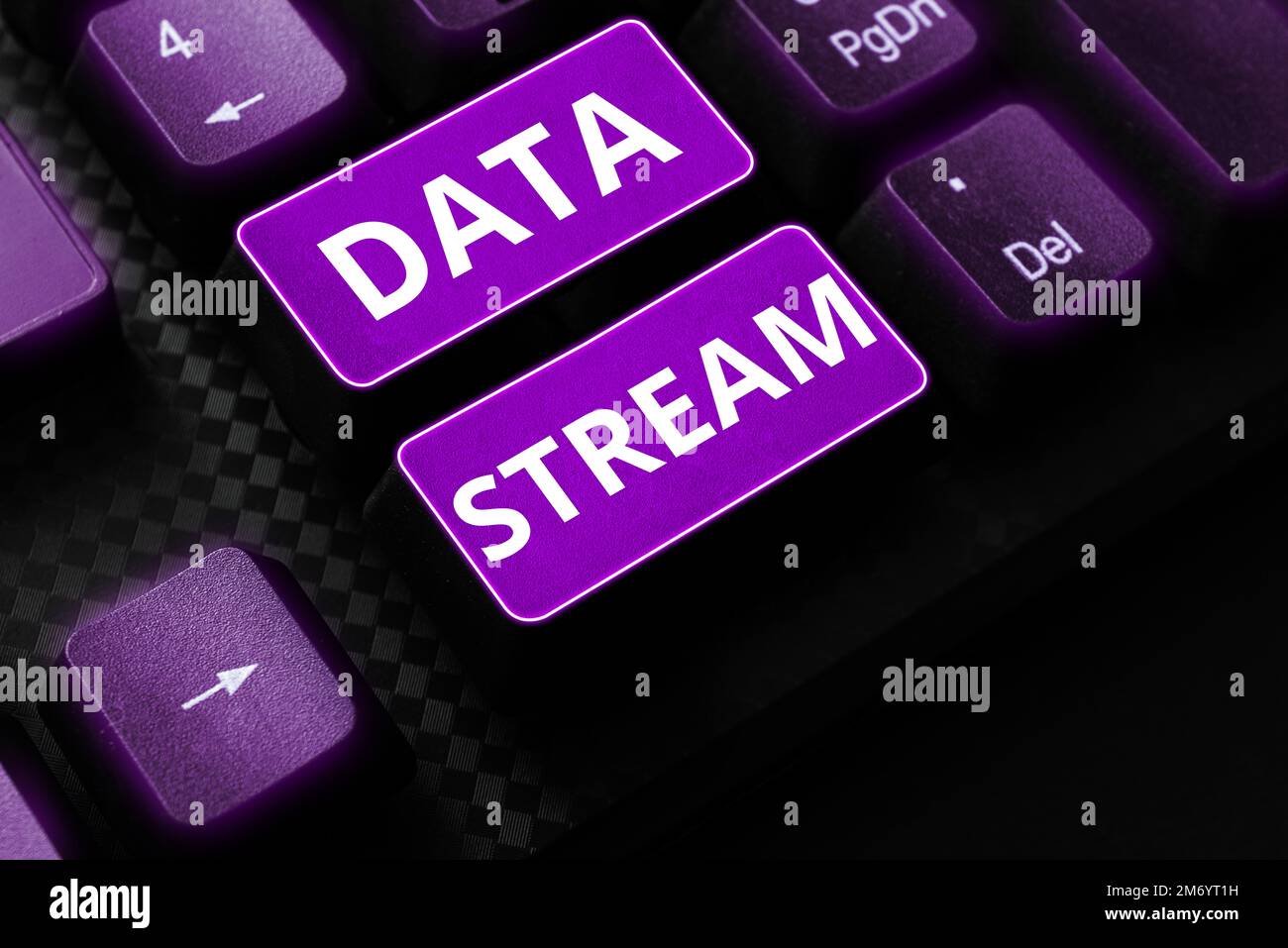 Handwriting Text Data Stream Word For Sequence Of Digitally Encoded Coherent Signals Used To