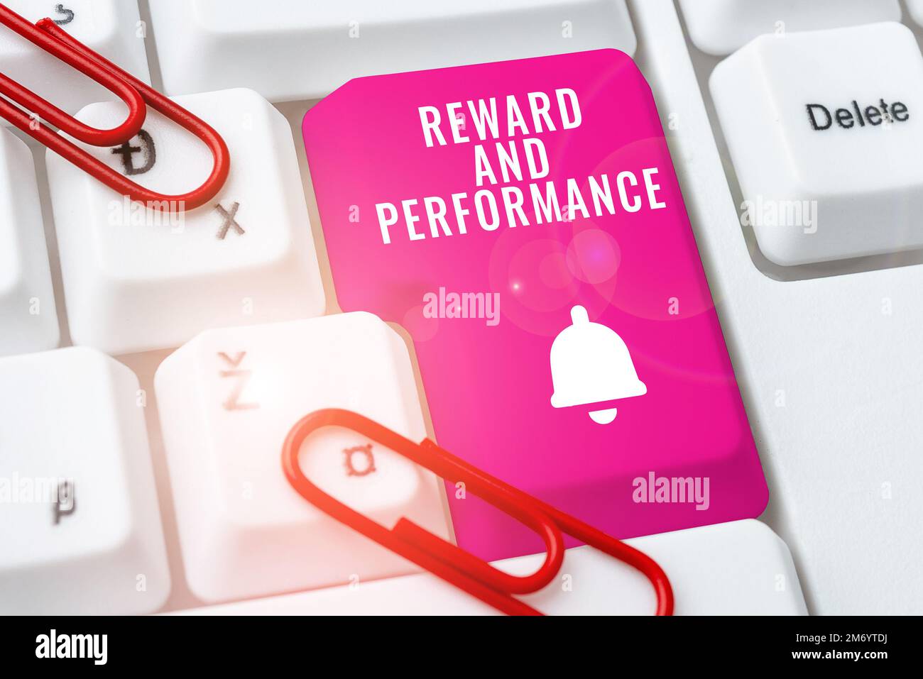 Writing Displaying Text Reward And Performance Word Written On Given In Recognition Of Service