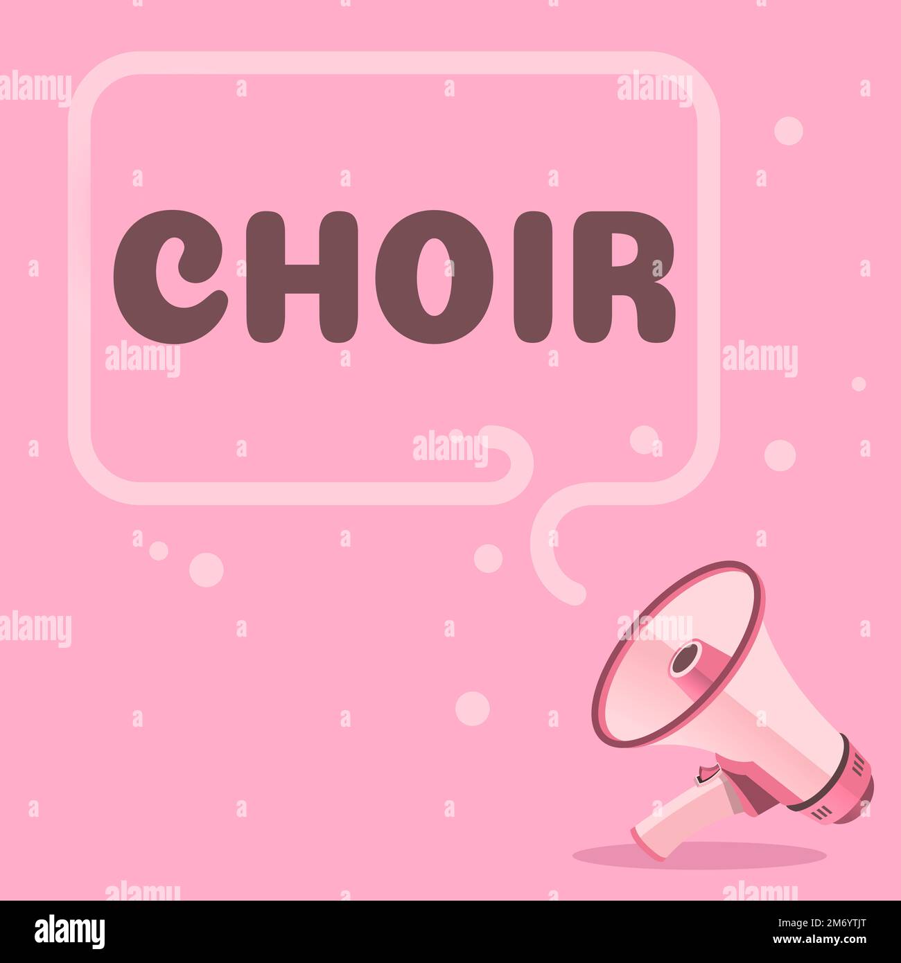 Writing displaying text Choir. Word Written on a group organized to ...