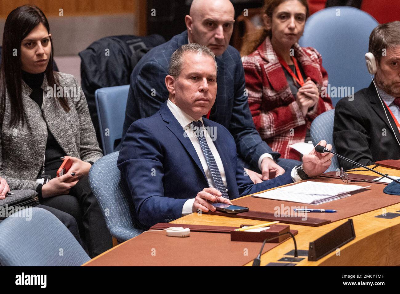 New York, New York, USA. 5th Jan, 2023. Ambassador of Israel Gilad ...