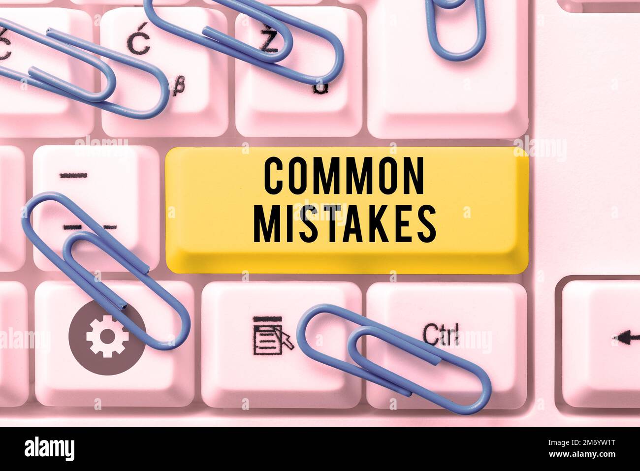 Hand writing sign Common Mistakes. Internet Concept actions that are ...