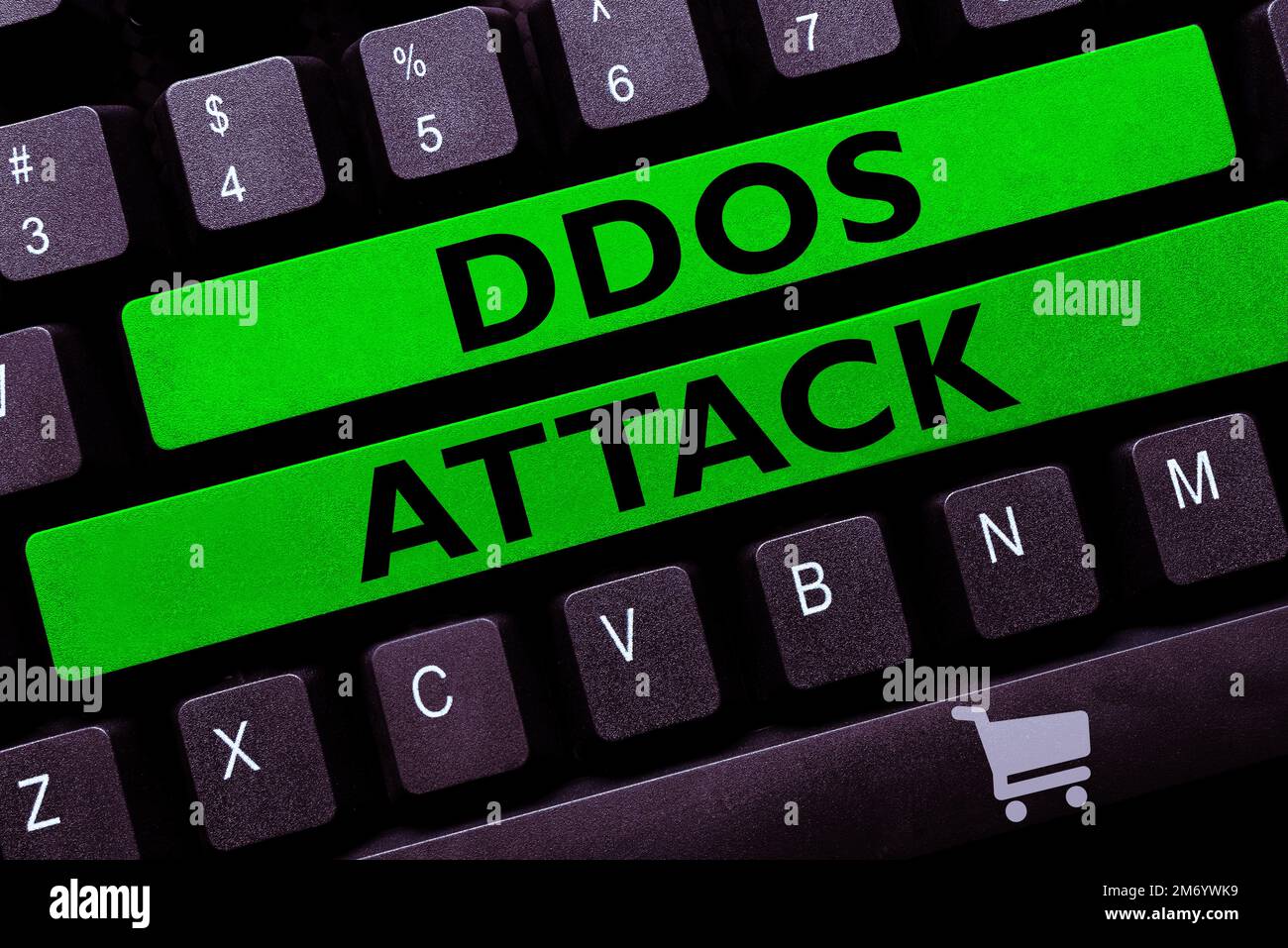 Text caption presenting Ddos Attack. Business concept perpetrator seeks ...