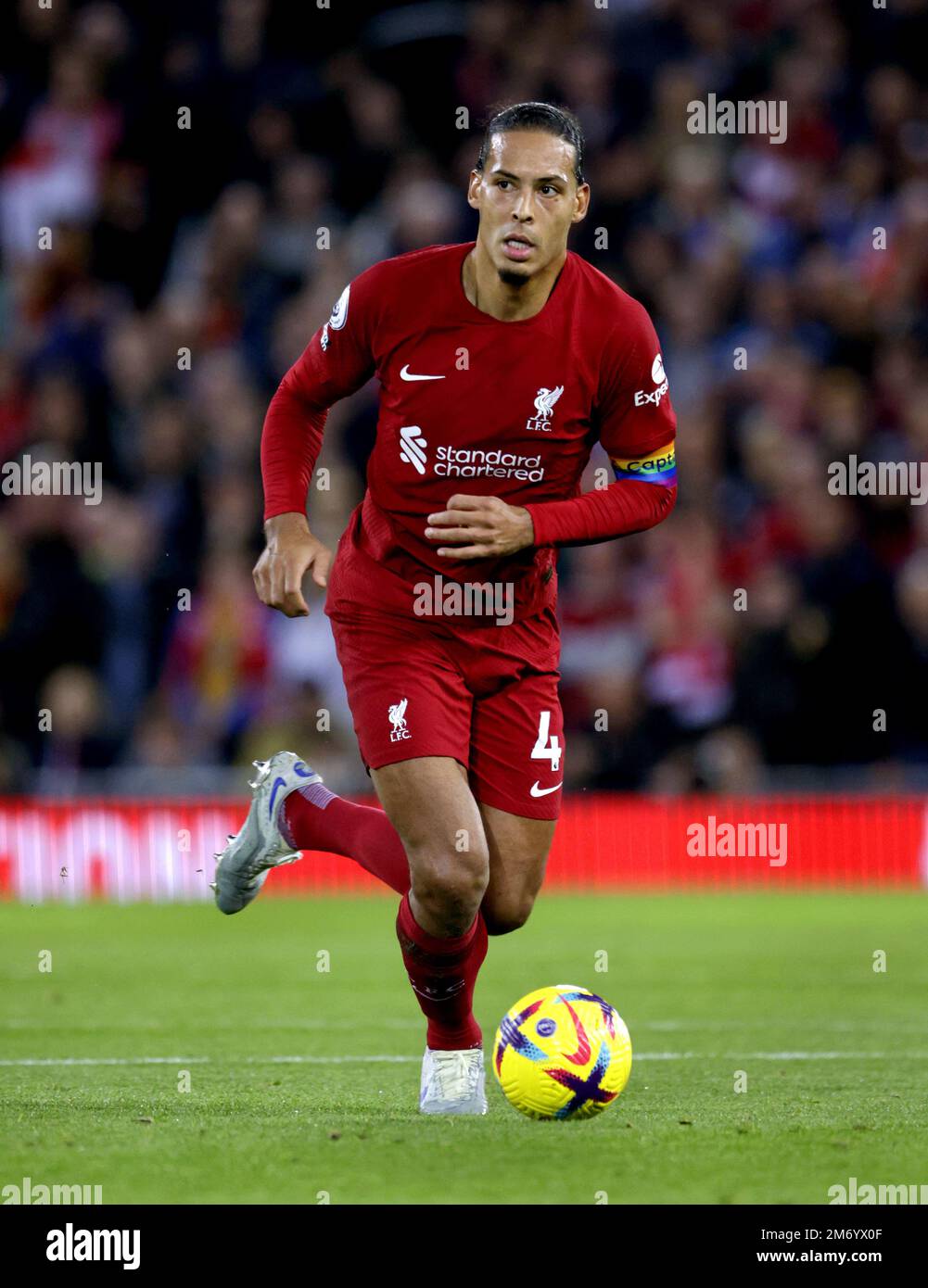 File photo dated 29-10-2022 of Liverpool's Virgil van Dijk, who will be ...