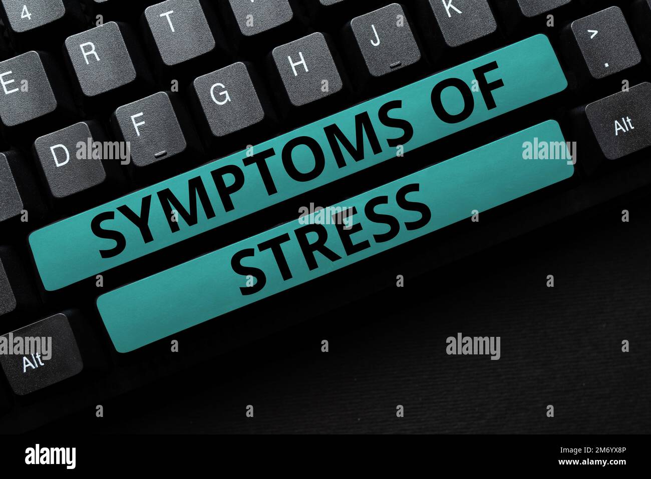 Conceptual display Symptoms Of Stress. Business concept serving as ...