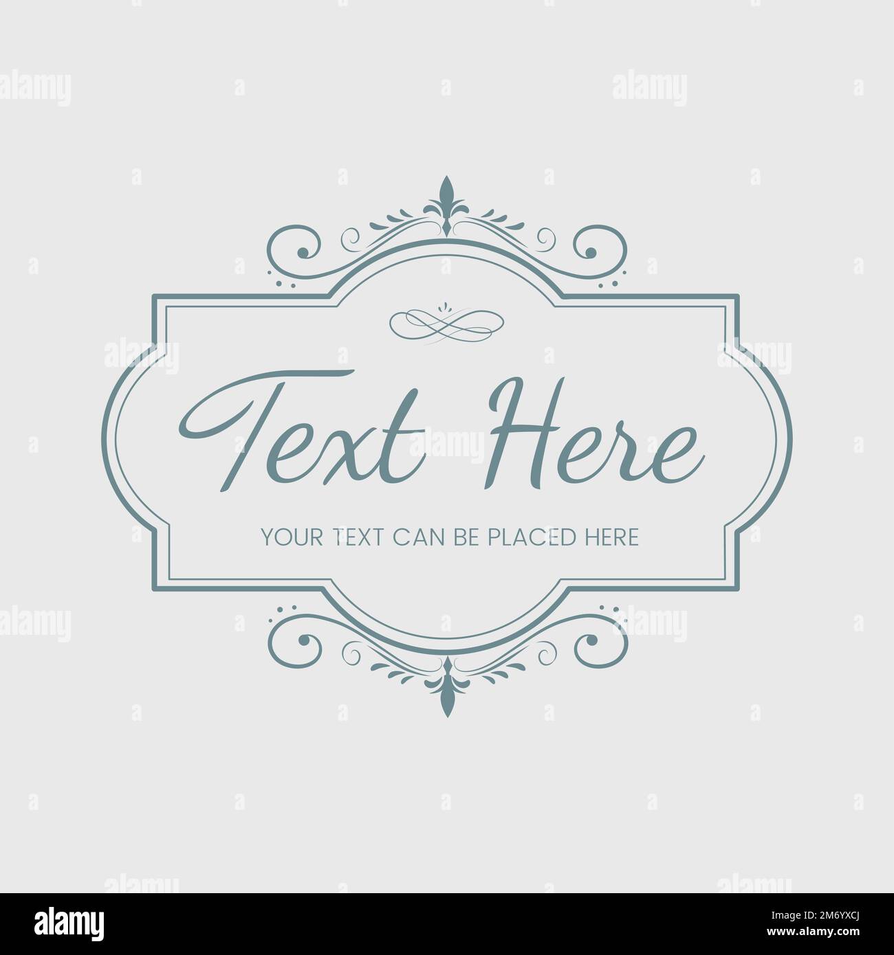 Decorative calligraphic ornament banner vector Stock Vector Image & Art ...