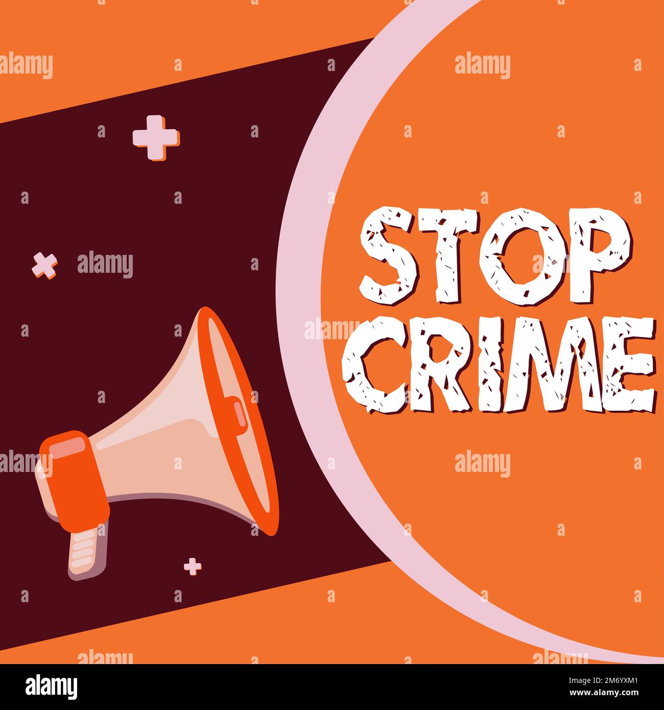 Conceptual display Stop Crime. Business idea the effort or attempt to ...