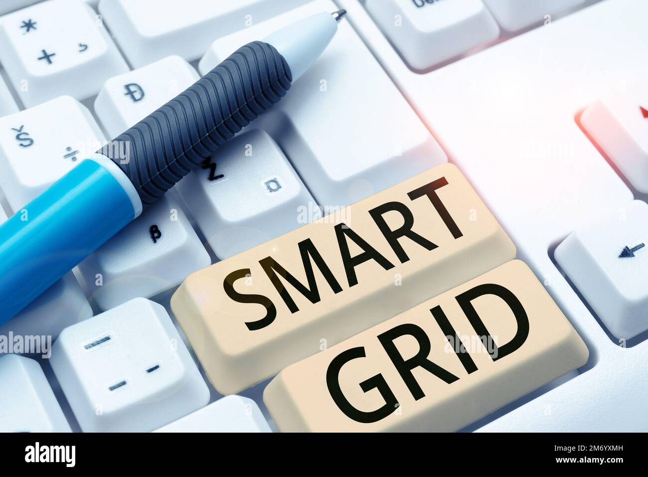 Text sign showing Smart Grid. Internet Concept includes of operational ...