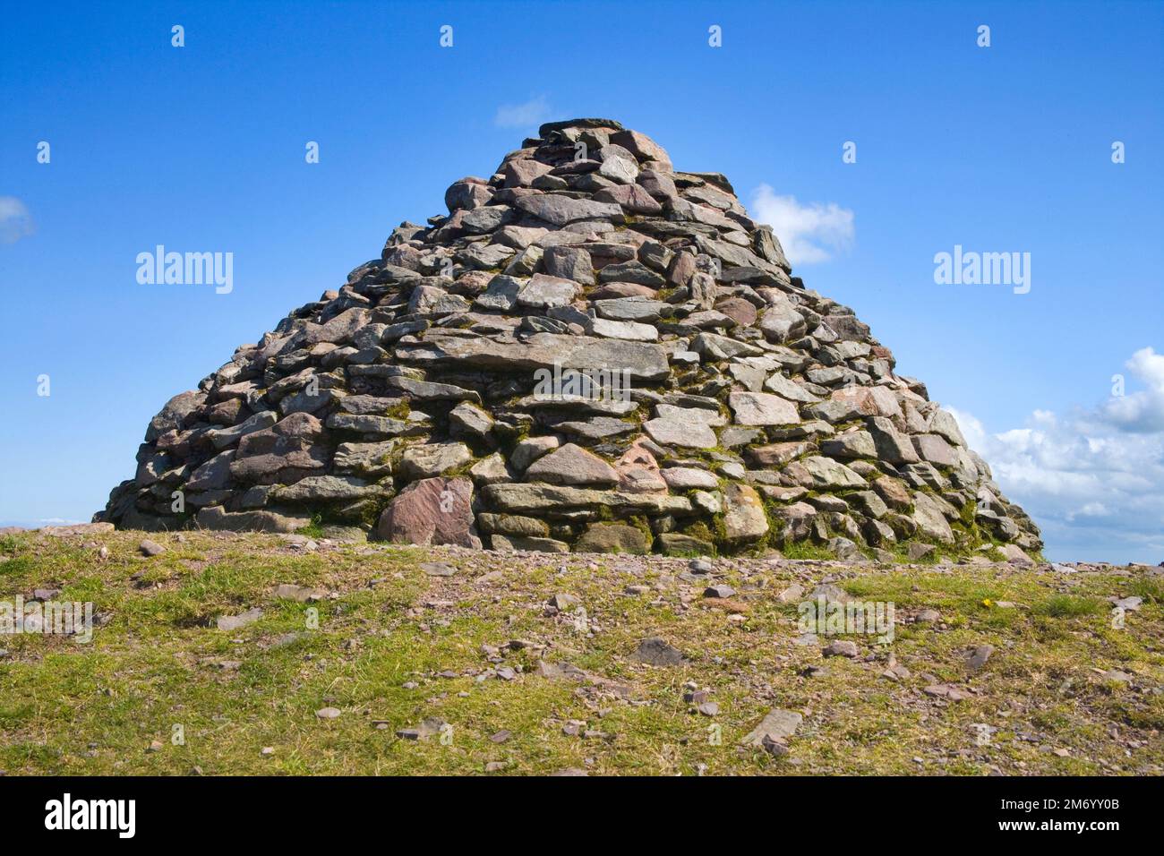 dunkery hill stone beacon in exmoor national park somerset Stock Photo ...