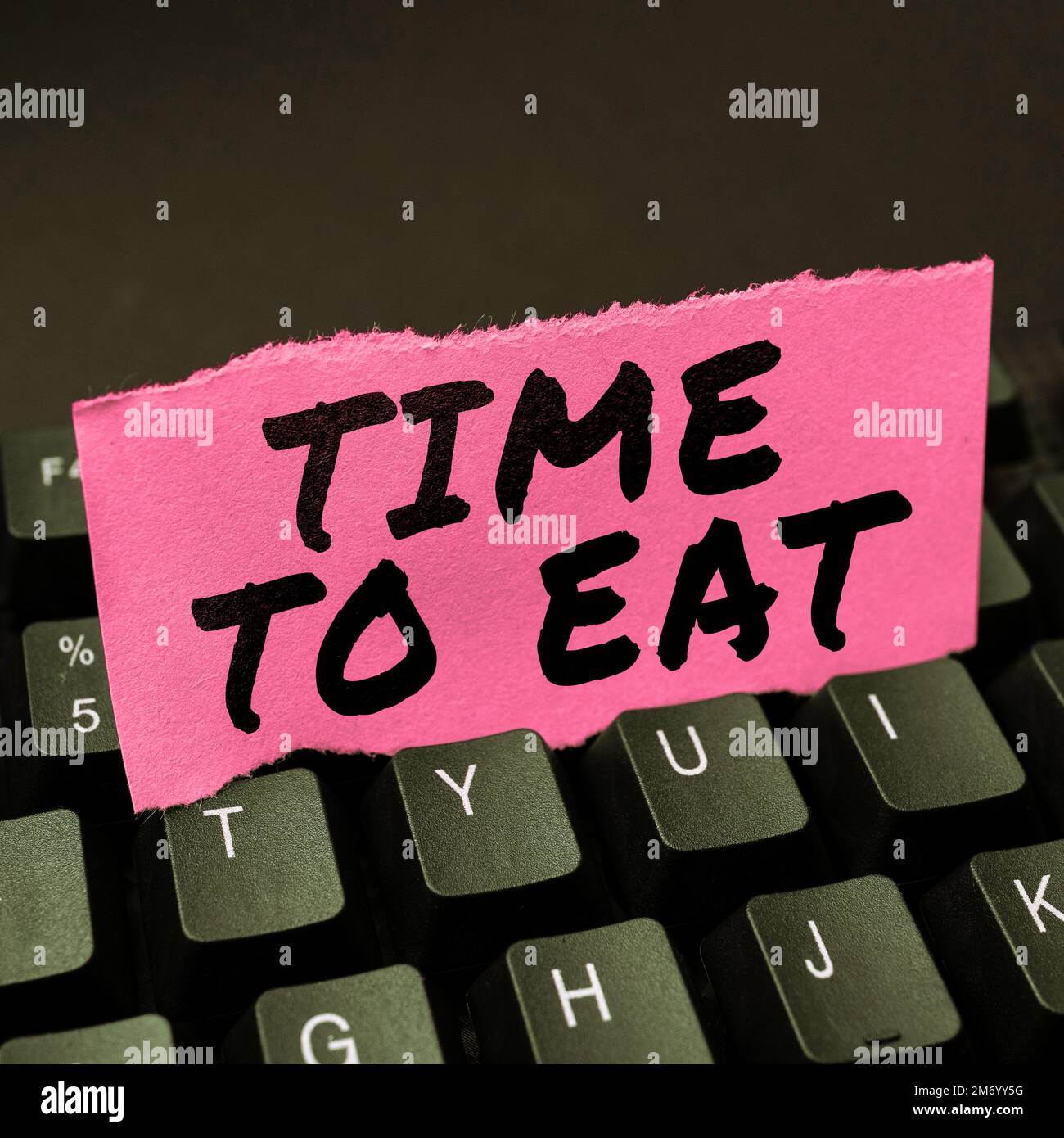 Inspiration showing sign Time To Eat. Business concept Right moment to ...