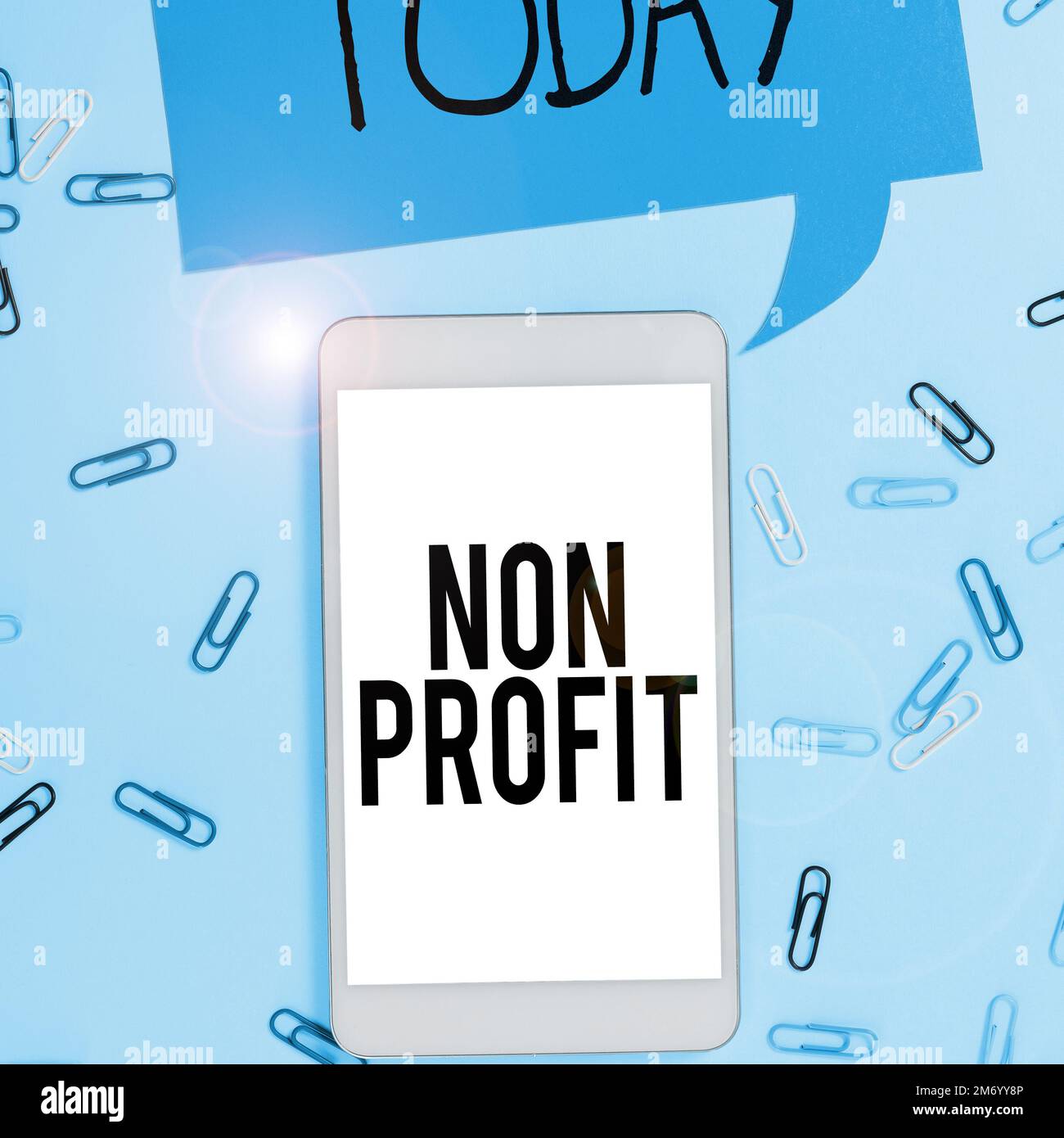 Sign displaying Non Profit. Business idea type of organization that ...